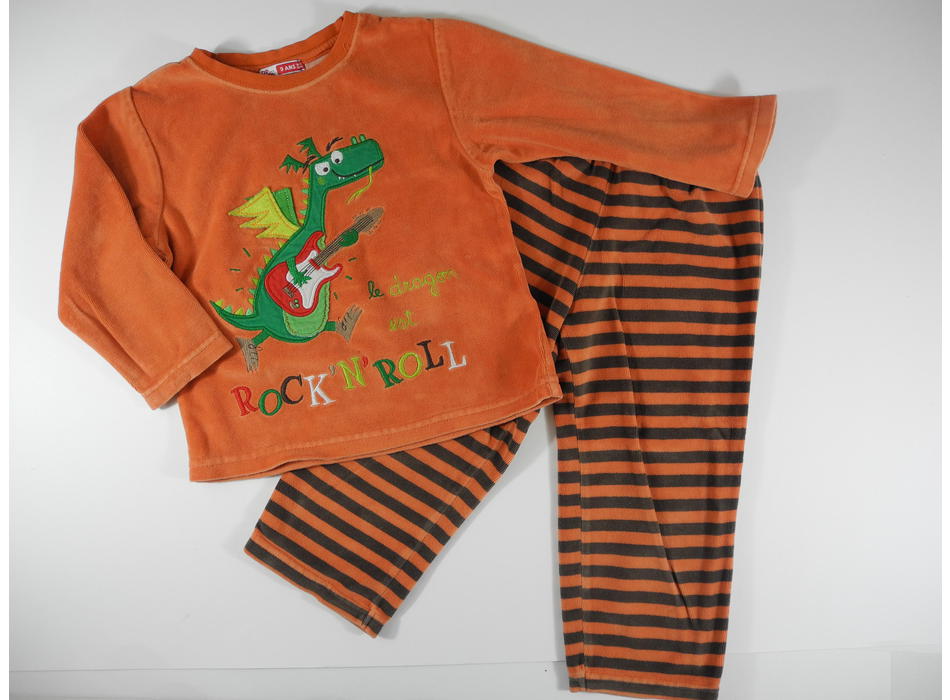Pyjama velours dragon - DPam - Pyjamas | Mon Petit Doudou