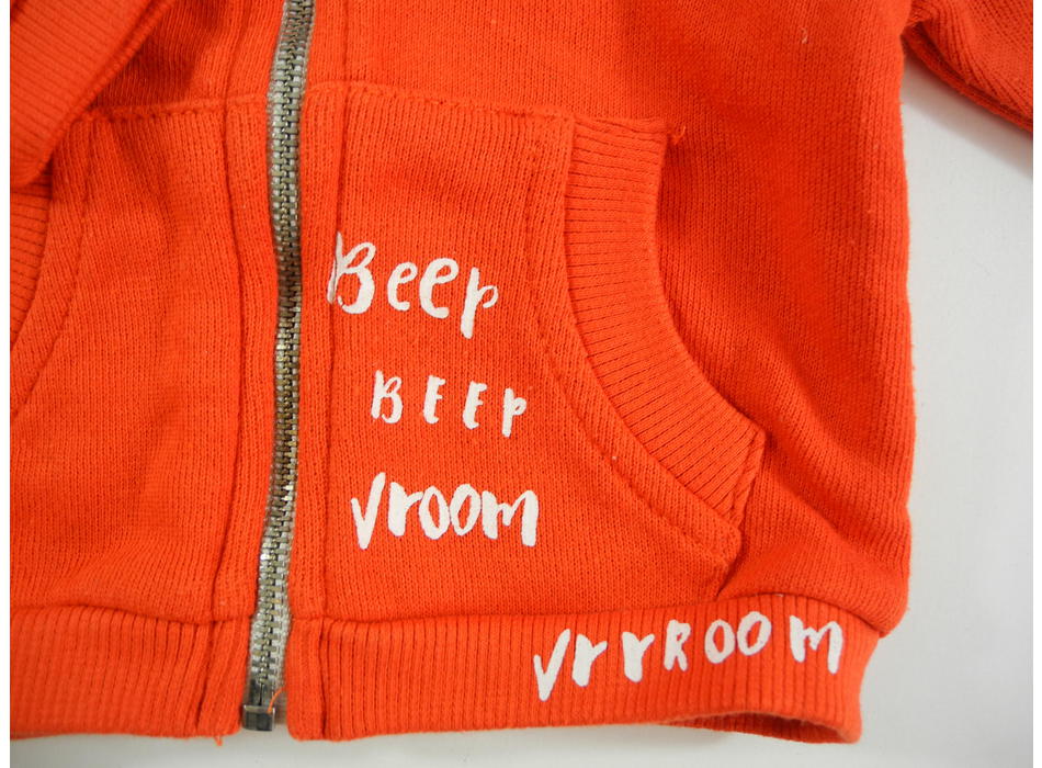 Sweat orange Beep Beep - JBC - Pulls | Mon Petit Doudou