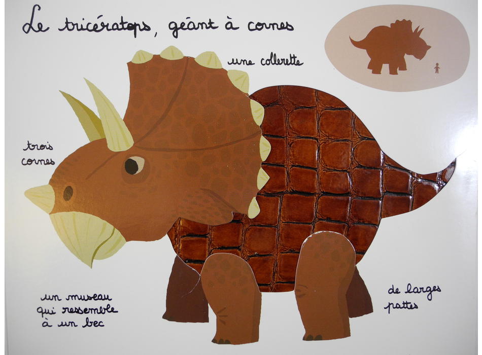 Mes dinosaures à toucher - Editions Milan - Livres | Mon Petit Doudou