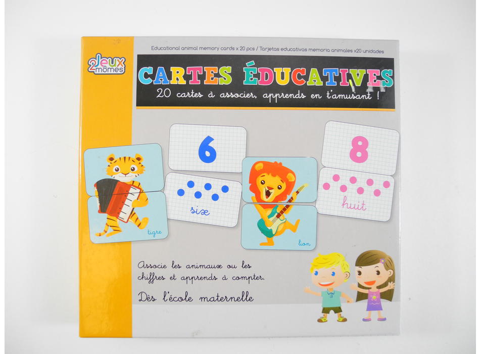 Cartes éducatives - Jeux2mômes - Autres | Mon Petit Doudou