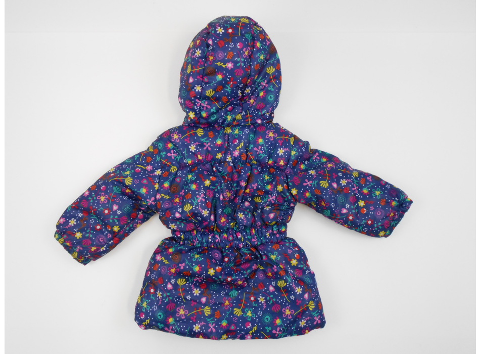 Manteau bleu à fleurs - Zeeman - Manteaux | Mon Petit Doudou